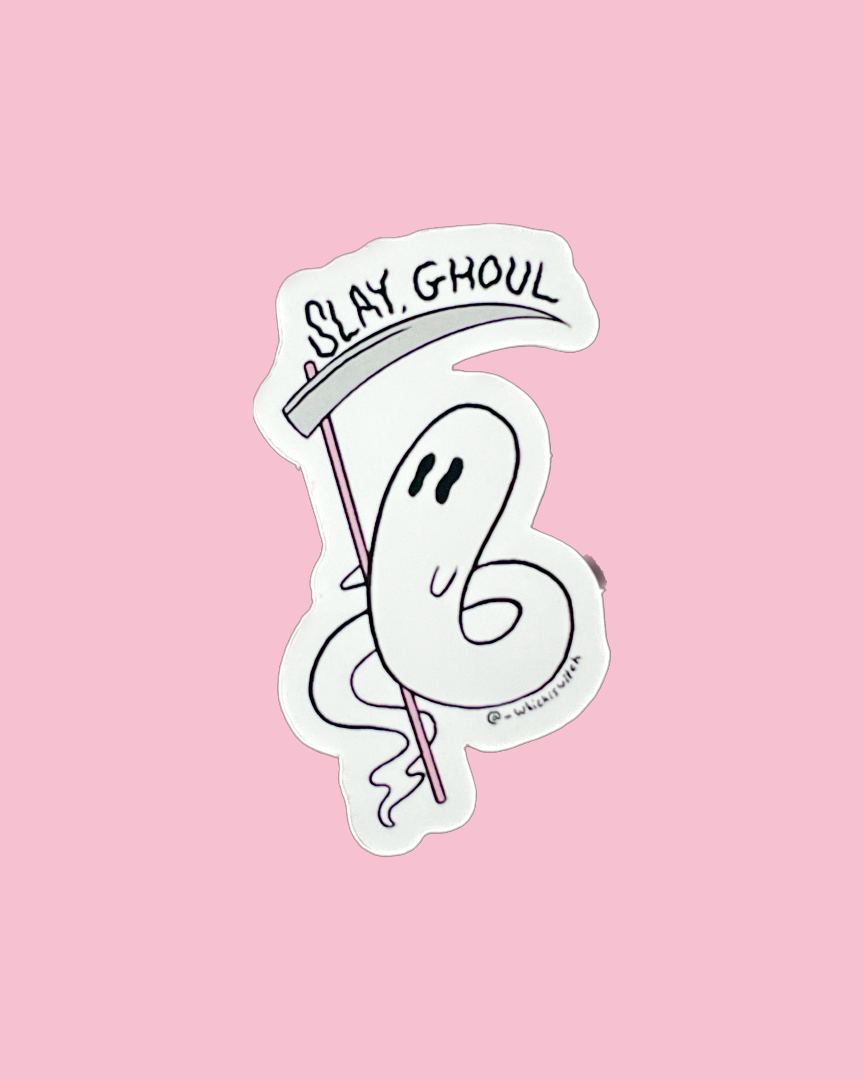 Slay Ghoul Vinyl Sticker – Which Is Witch